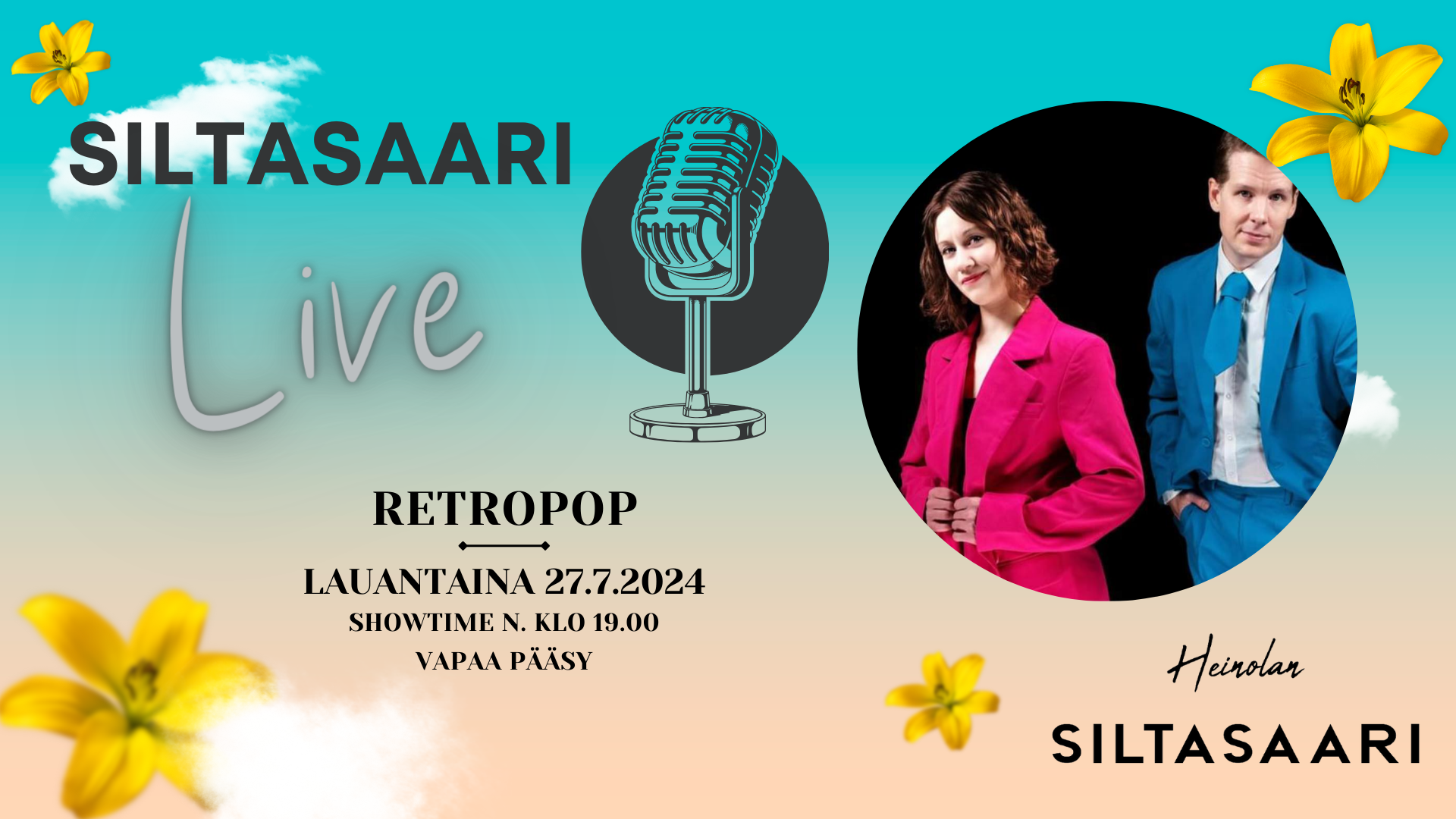 Siltasaari Live - Retropop - Heinola
