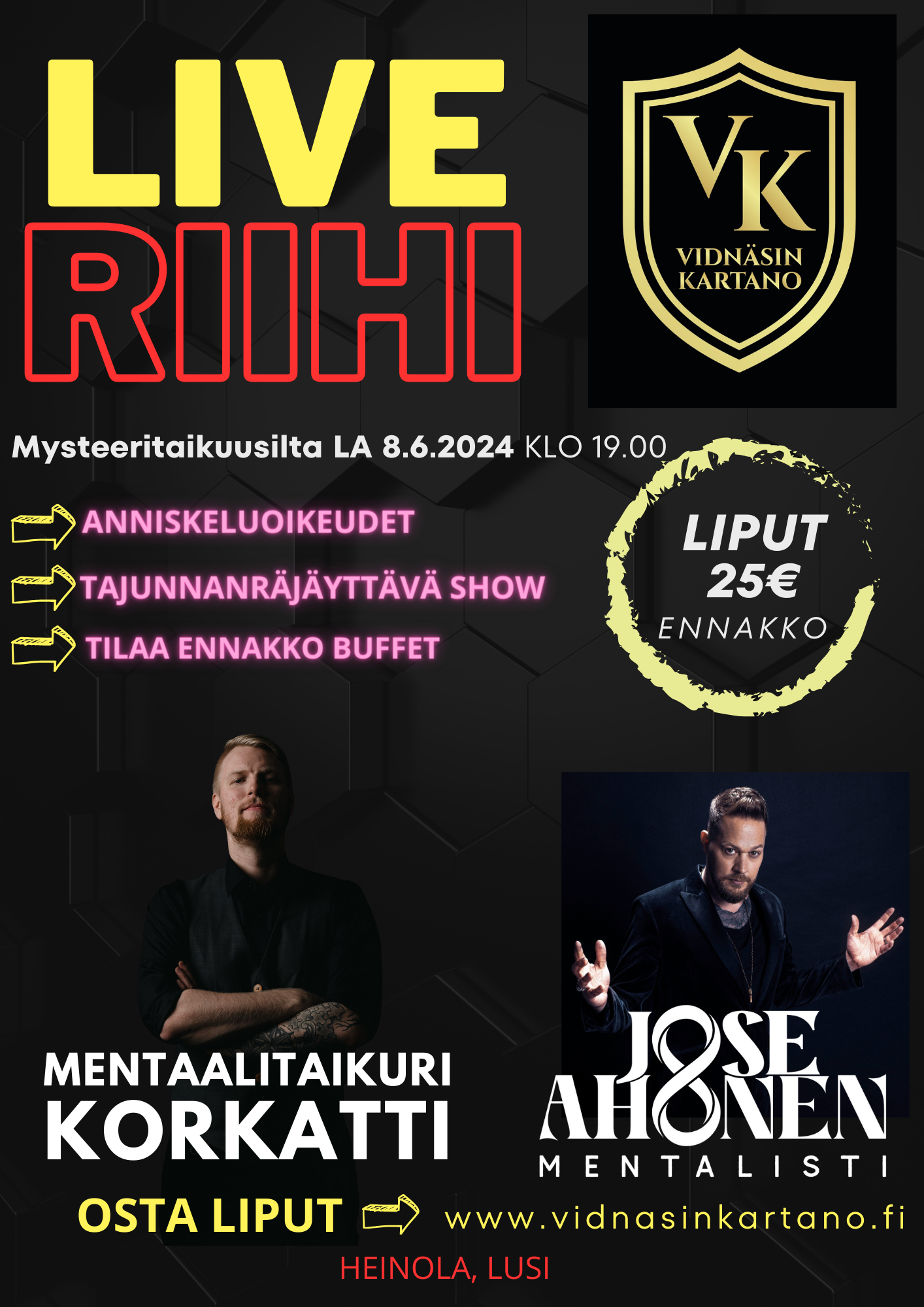 LIVE riihi mysteeritaikuutta - Heinola