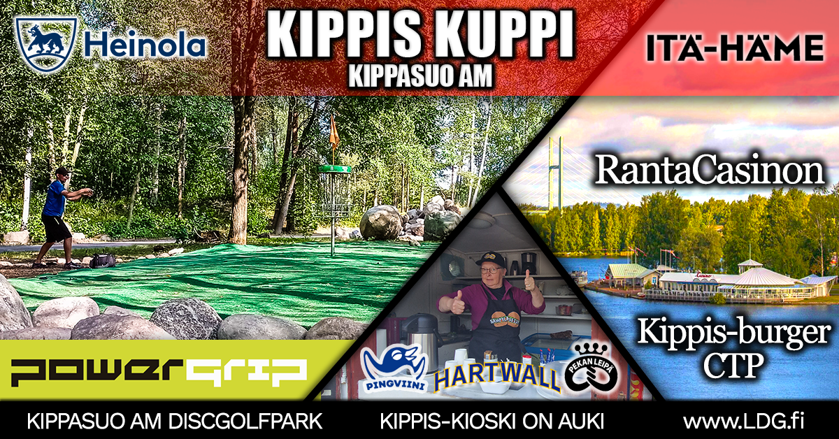 Frisbeegolf: Kippis Kuppi 2024 → Kippis Kuppi-finaali Kippasuo AM - Heinola