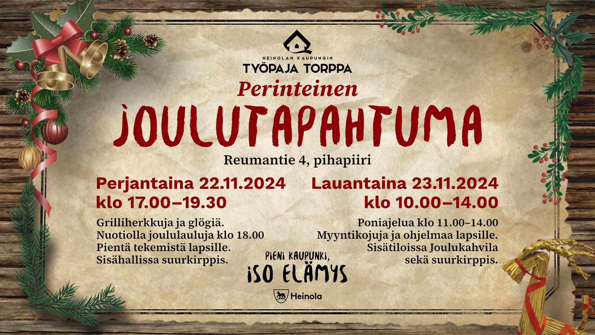 Torpan Joulutapahtuma - Heinola